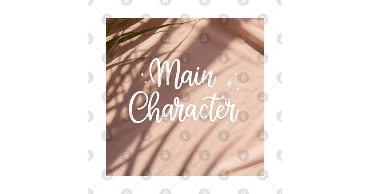 Main Character - Main Character - T-Shirt | TeePublic