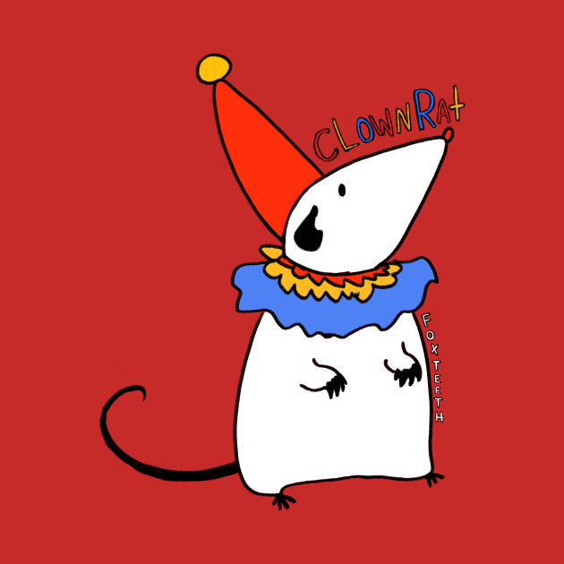 Clown Rat! - Foxteeth - Hoodie | TeePublic
