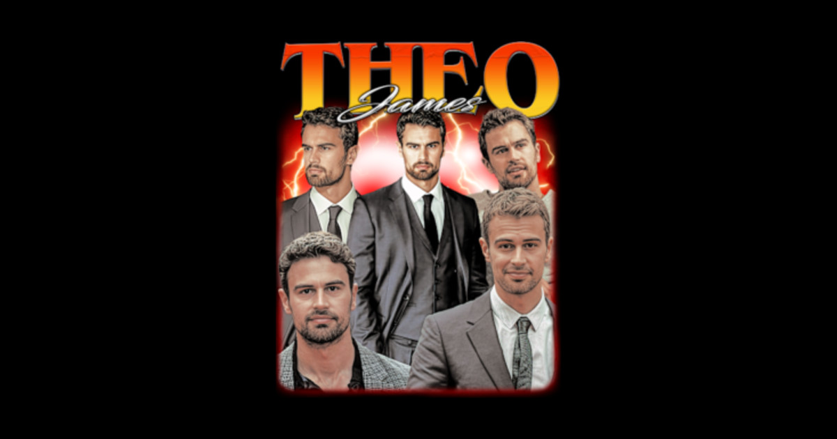 Theo James Vintage Jfeudal Design Bootleg - Theo James - Posters and ...