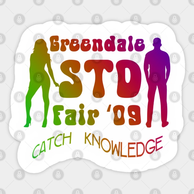 Greendale STD Fair - Std - Sticker | TeePublic