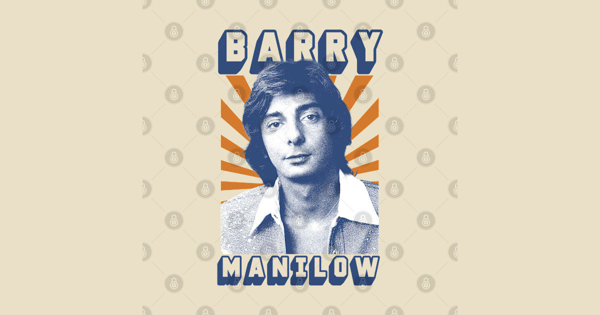 Vintage///Barry Manilow - Barry Manilow - T-Shirt | TeePublic