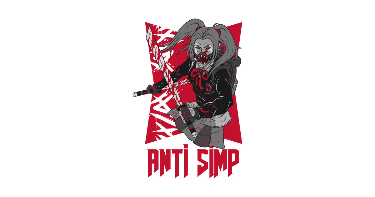 The Anti Simp Ninja - Men - T-Shirt | TeePublic
