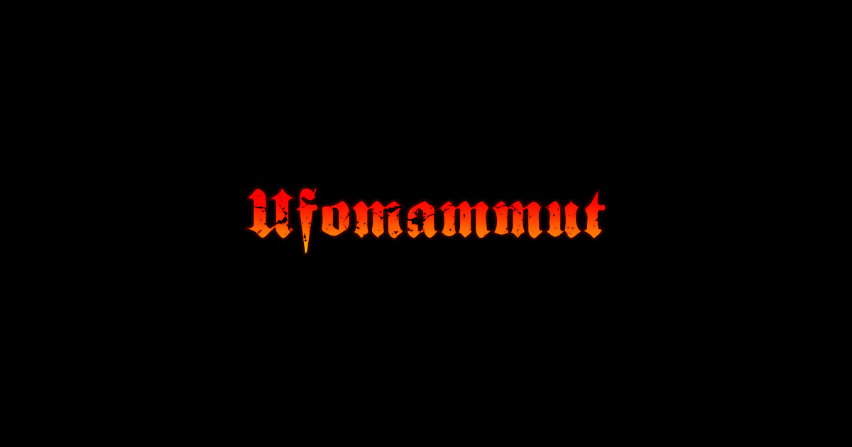 Ufomammut – Cosmic Sludge Logo in Doomfire Gradient - Ufomammut ...