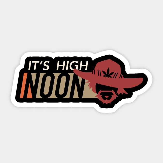 It's HIGH noon - Overwatch - Sticker | TeePublic
