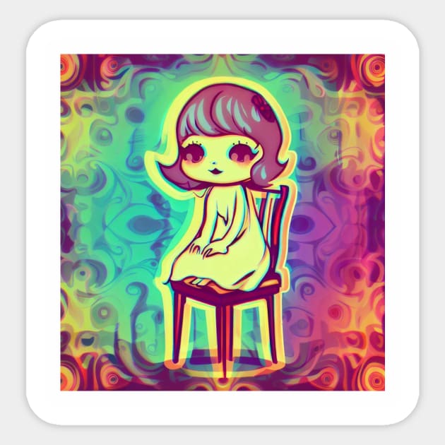 Ghost Girl - Ghost Girl - Sticker | TeePublic