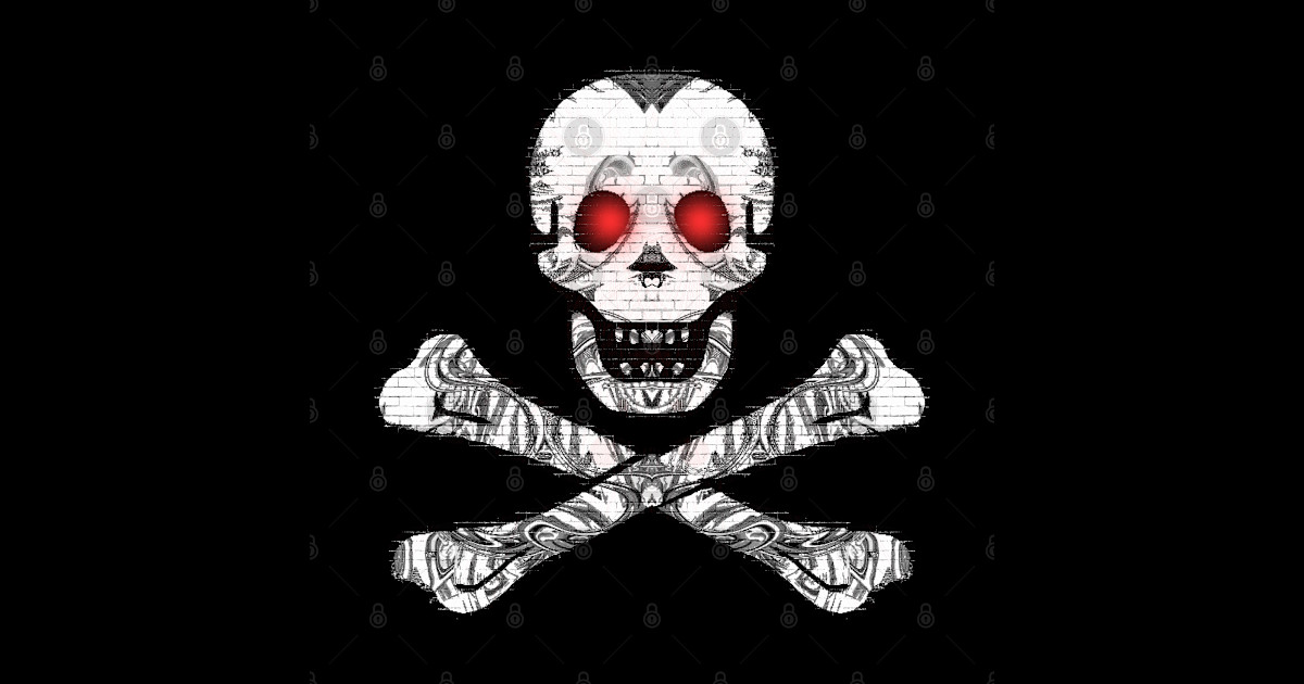 Terminator Skull Graffiti Stencil - Skullshirt - Posters and Art Prints ...