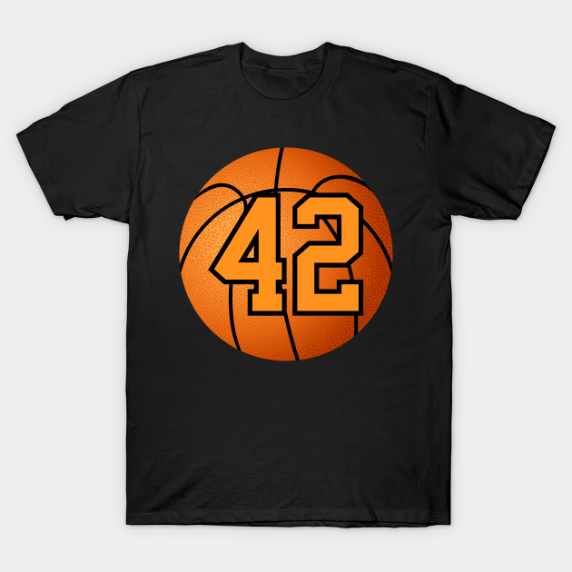 Basketball Number 42 - Basketball Number 42 - T-Shirt | TeePublic