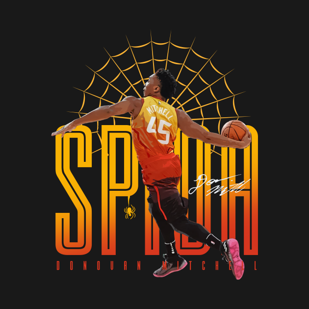 Donovan Mitchell Spida - Donovan Mitchell Utah Jazz - T-Shirt | TeePublic