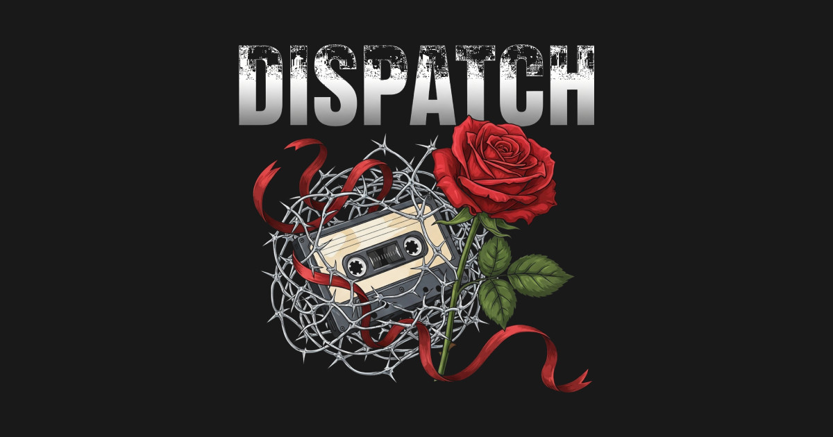 Dispatch Rose Tape - Dispatch Band - T-Shirt | TeePublic