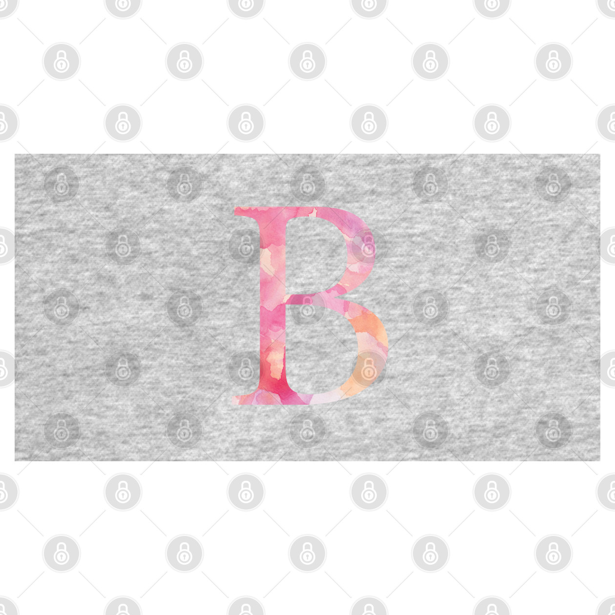 Beta Pink Watercolor Letter - Watercolor - T-Shirt | TeePublic