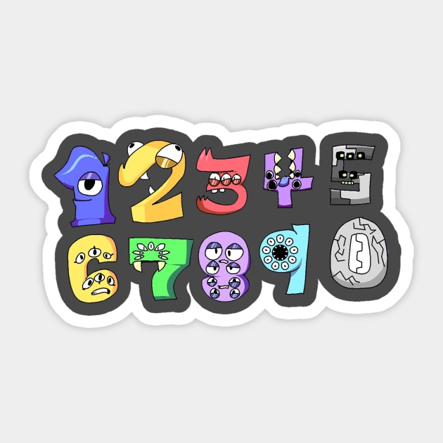 Complete Number Lore Alphabetlore Fans Kids - Number Lore - Sticker ...
