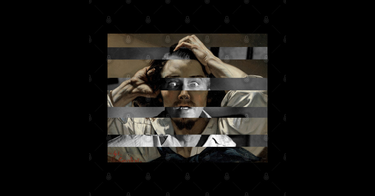 The Desperate Man by Gustave Courbet and James Stewart in the movie ...