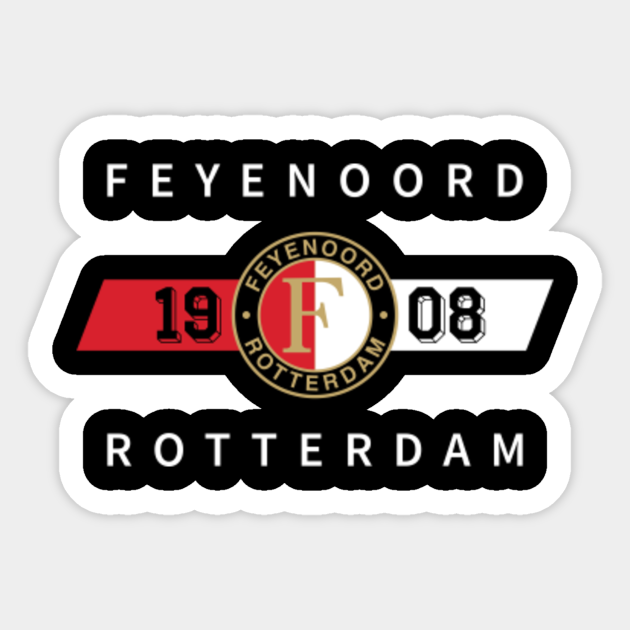 Feyenoord EST 1908 - Feyenoord - Sticker | TeePublic