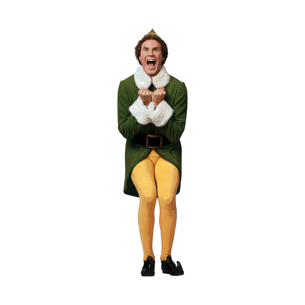 Buddy The Elf Is Excited Will Ferrell Funny Christmas Movie Omg Buddy The Elf Onesie