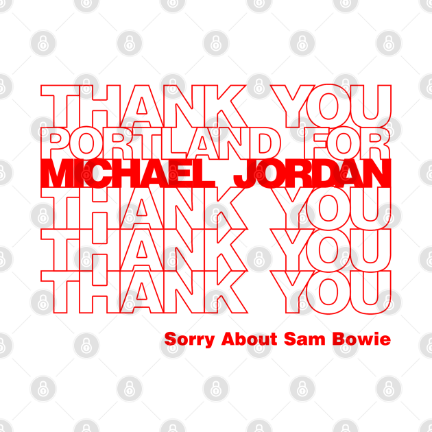 Thank You for Michael Jordan - Michael Jordan - T-Shirt | TeePublic