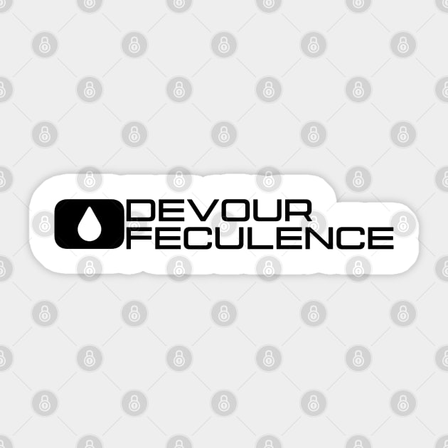 Devour Feculence Minimal Logo Black - Milchick - Devour Feculence ...