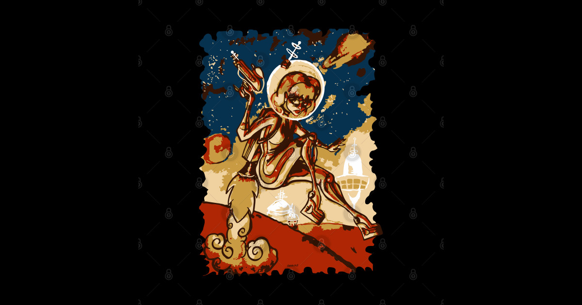 Atompunk Cutie 6-Color Version - Space - Posters and Art Prints | TeePublic