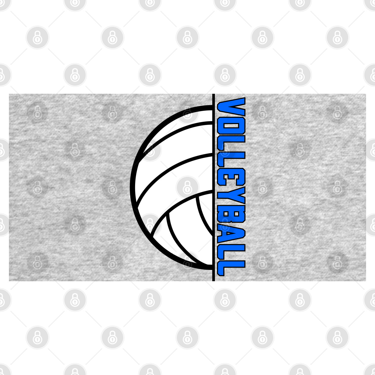 Half Volleyball Logo - Volleyball - T-Shirt | TeePublic