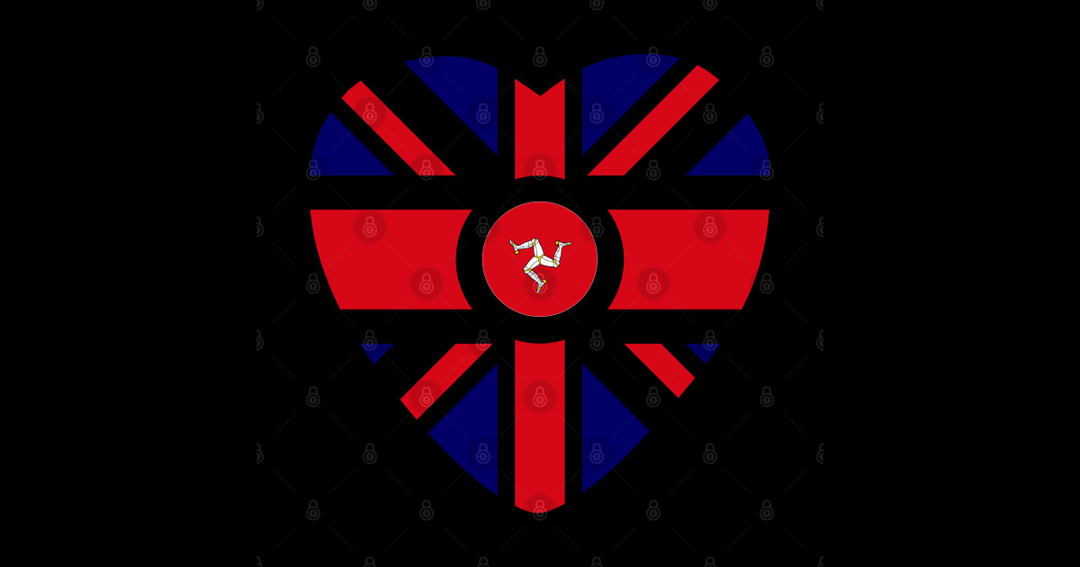 British Manx Multinational Patriot Flag Series (Heart) - Multinational ...