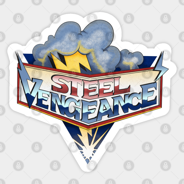 Vengeance Vintage Logo - Steel Vengeance - Sticker | TeePublic