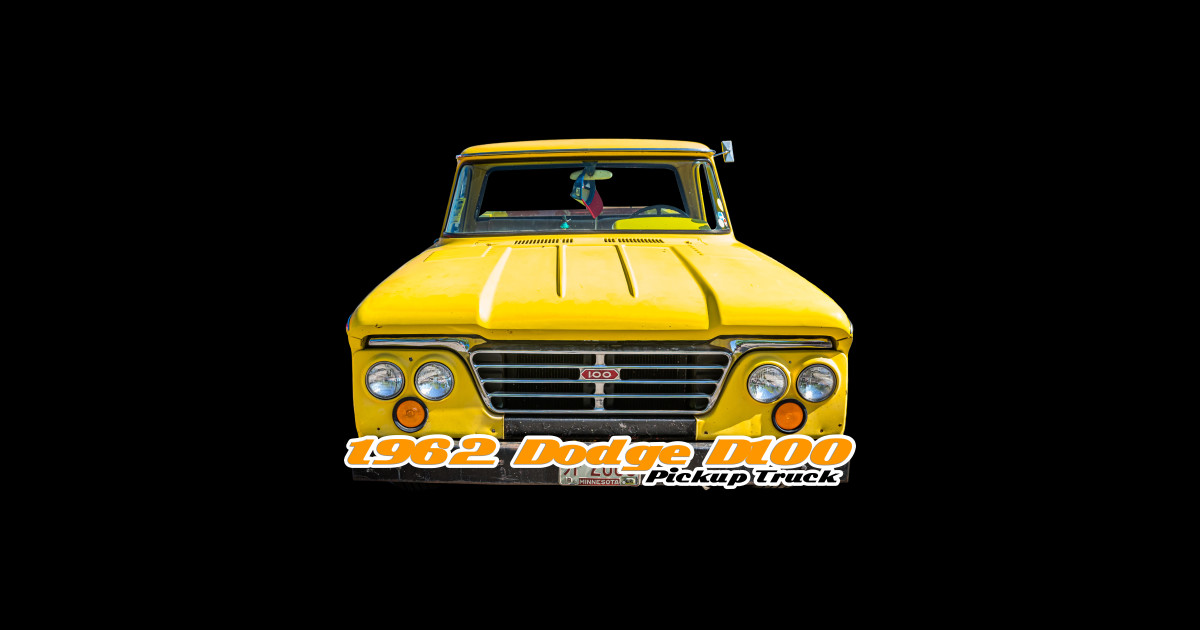 1962 Dodge D100 Pickup Truck - 1962 Dodge D100 Pickup Truck - Sticker ...