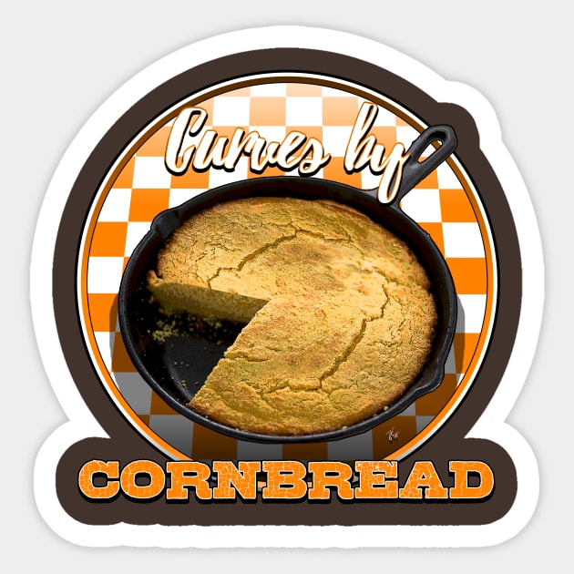 CURVES BY CORNBREAD - Curves By Cornbread - Sticker | TeePublic