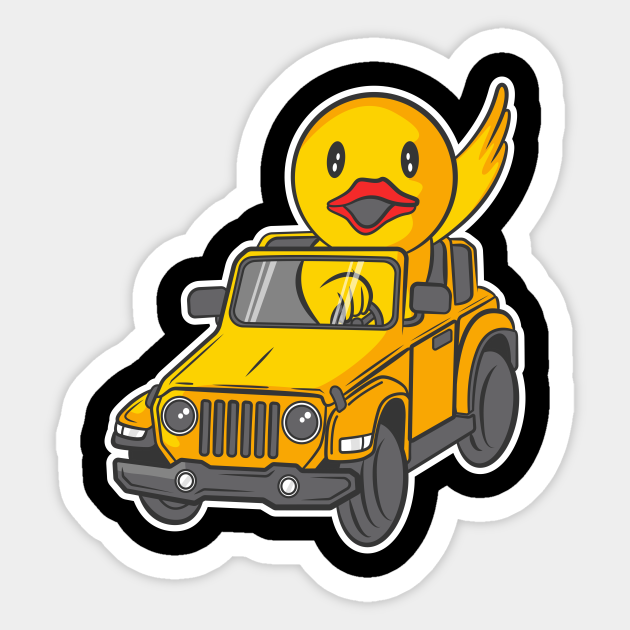 Duck duck jeep - Duck Duck Jeep - Sticker | TeePublic