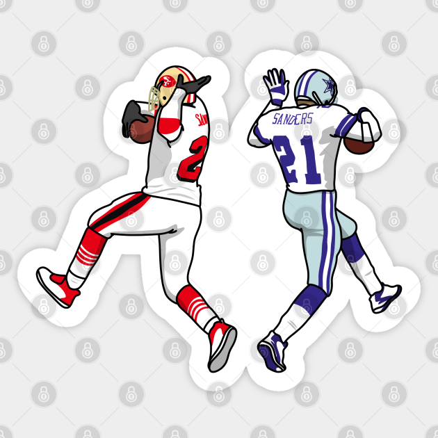 high stepping sanders - Deion Sanders - Sticker | TeePublic