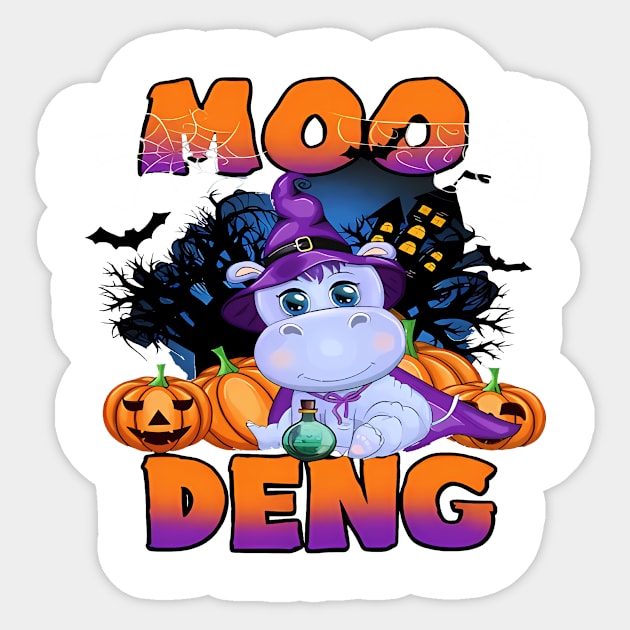Moo Deng Cute Baby Pygmy Hippo Bouncy Pig in Thai Halloween - Moo Deng ...