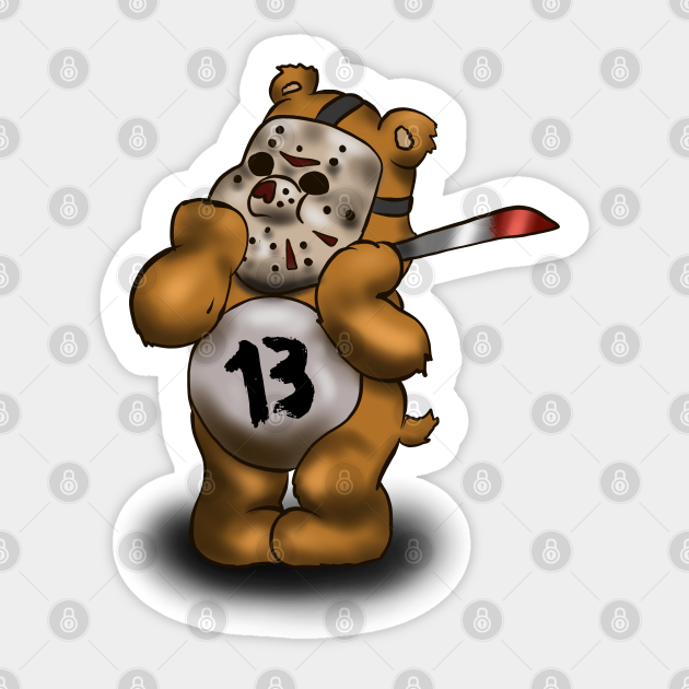Beware the Bears- Jason Voorhees - Jason Voorhees - Sticker | TeePublic