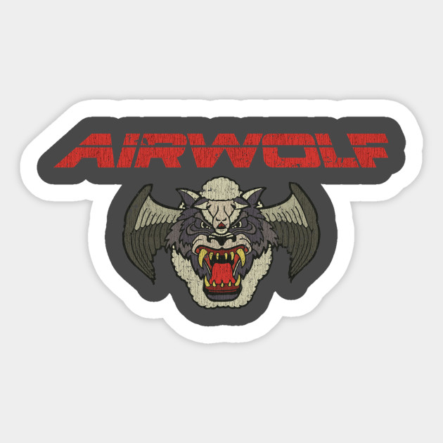 Airwolf Insignia Vintage - Airwolf - Sticker | TeePublic