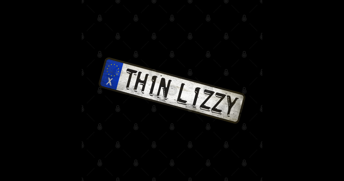 Hard Thin Lizzy Rock - Thin Lizzy - Sticker | TeePublic