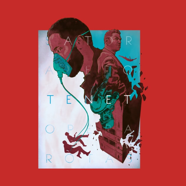 tenet (Blue/red) - Tenet - Tank Top | TeePublic