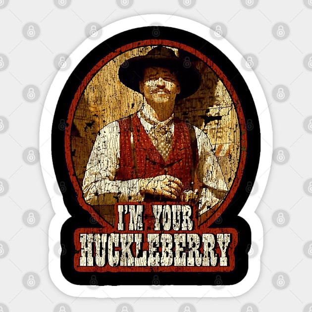 90S Western I'm Your Huckleberry Vintage - Doc Movie Holliday - Sticker ...
