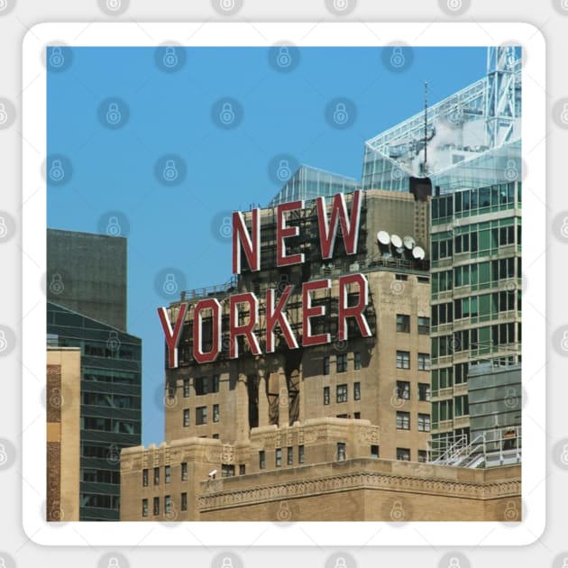 New Yorker sign - Ny - Sticker | TeePublic