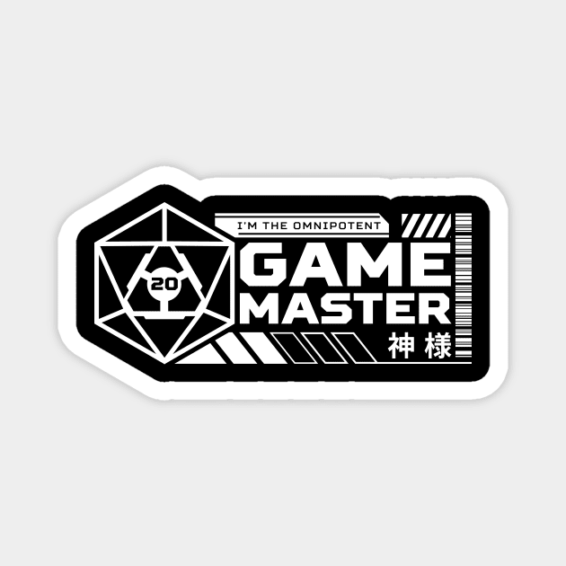 RPG Cyberpunk - Game Master - Rpg - Magnet | TeePublic