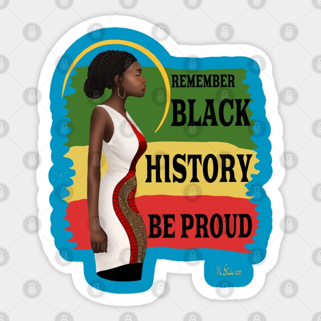 Black history remember - Black History Month - Sticker | TeePublic
