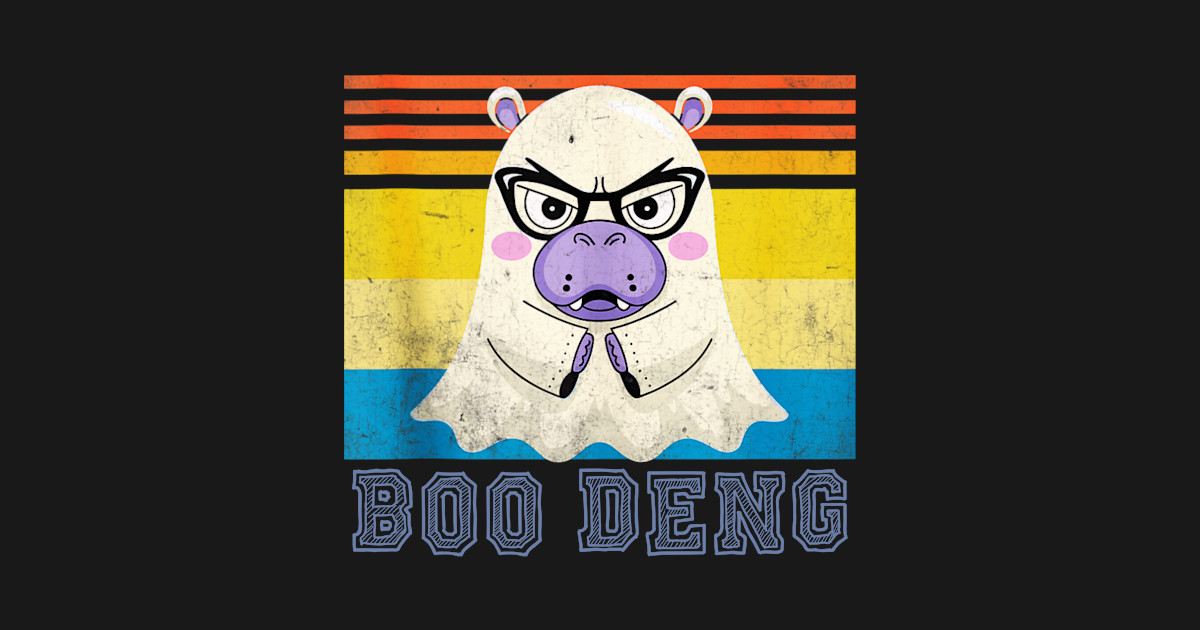 Halloween Moo Deng Baby Hippo Boo Deng - Boo Deng - T-Shirt | TeePublic