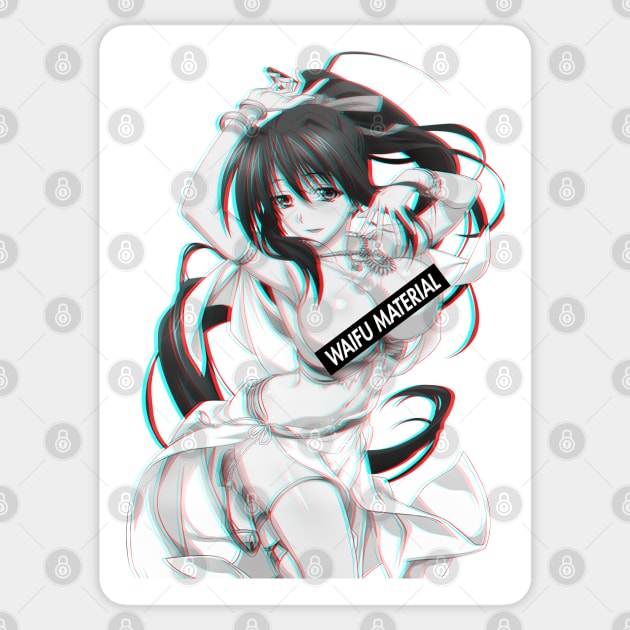 Highschool DxD Akeno Himejima Waifu Material - Hentaik1ng - Sticker ...