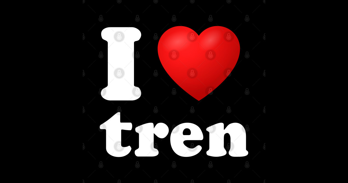 Funny Workout Quote I Heart Tren Bodybuilder Training - I Love Tren ...