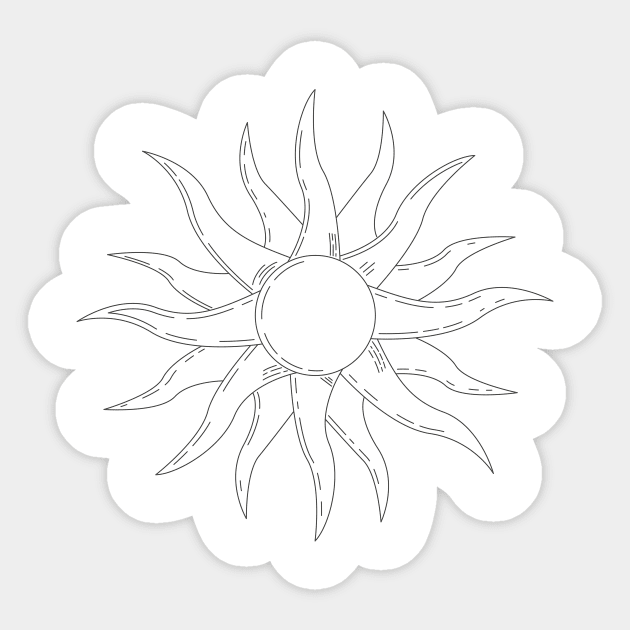 Boho Sun - Boho Sun - Sticker | TeePublic