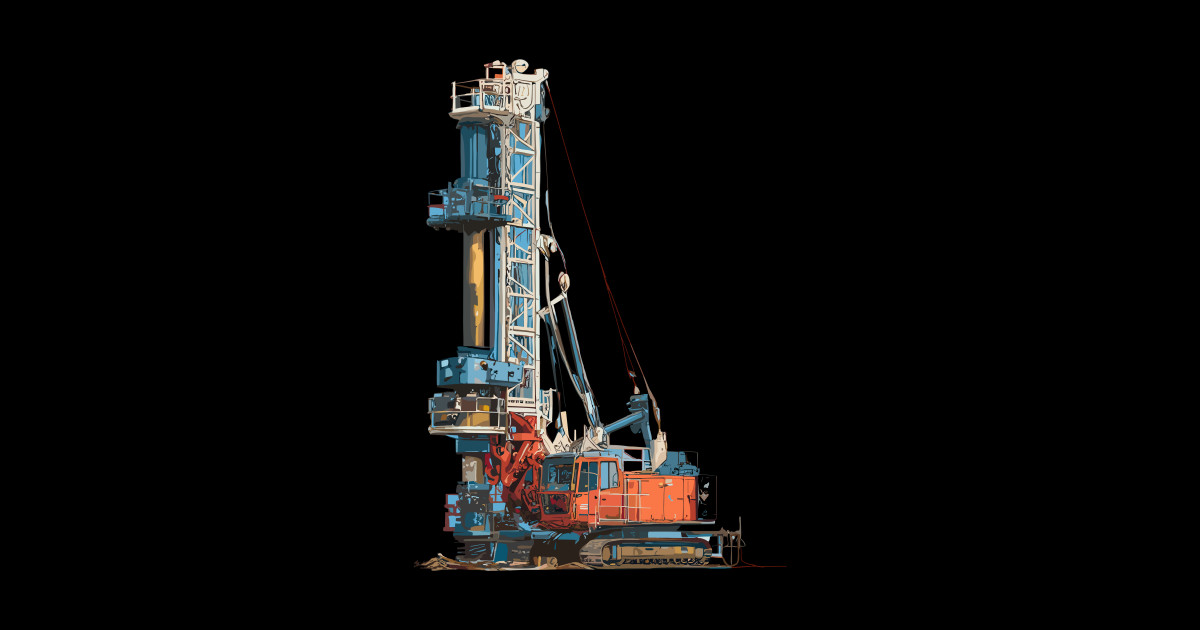 PILING RIG 1 - Piling Rig - Sticker | TeePublic