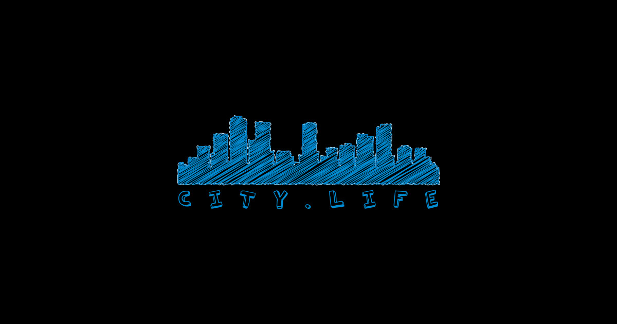 city life - City - Sticker | TeePublic
