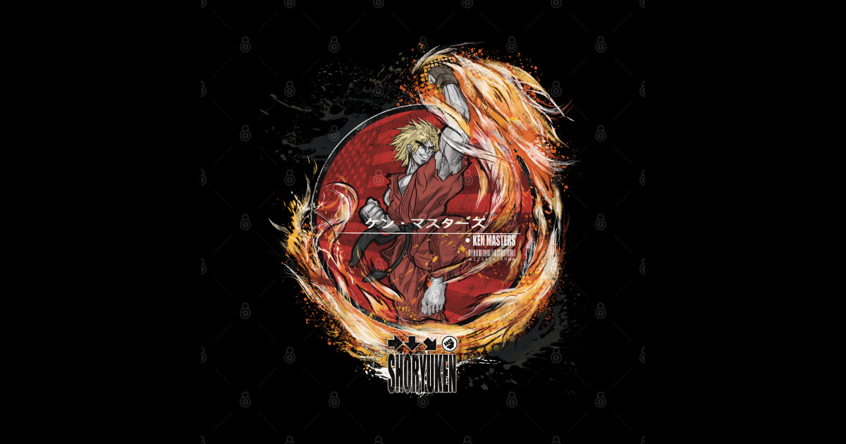 KEN: SHORYUKEN - Street Fighter - Posters and Art Prints | TeePublic