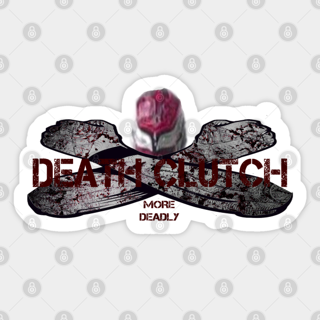 EvilHeart Death Clutch Design - Wrestling - Sticker | TeePublic