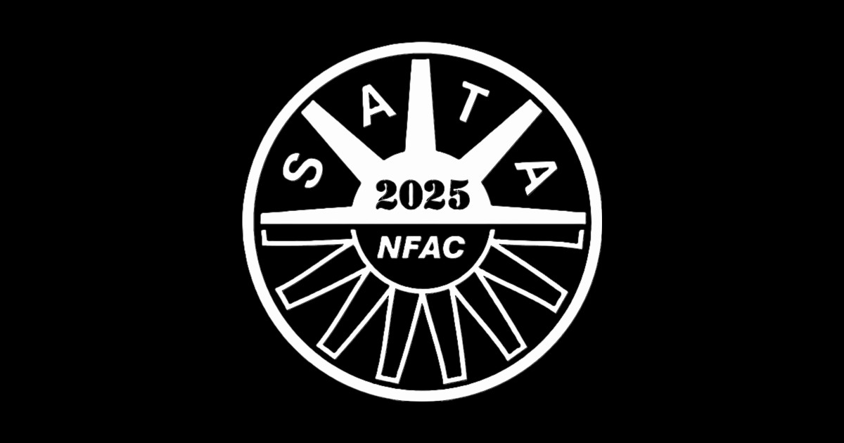 SATA 2025 Main Logo White - Sata - Sticker | TeePublic