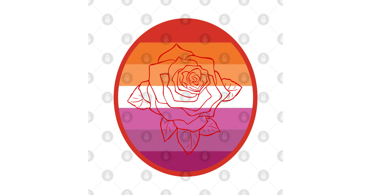 LGBTQ Lesbian Pride Flag colors Sphere, Rose - Lgbtq Lesbian Pride Flag ...