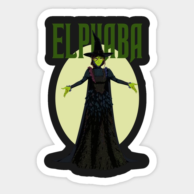 Elphaba 🧙‍♀️ - Wicked - Sticker | TeePublic