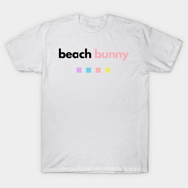 Beach Bunny Merch Squares - Beach - T-Shirt | TeePublic