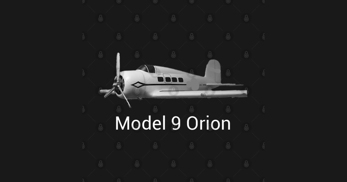 lockheed model 9 orion - Lockheed Model 9 Orion - T-Shirt | TeePublic